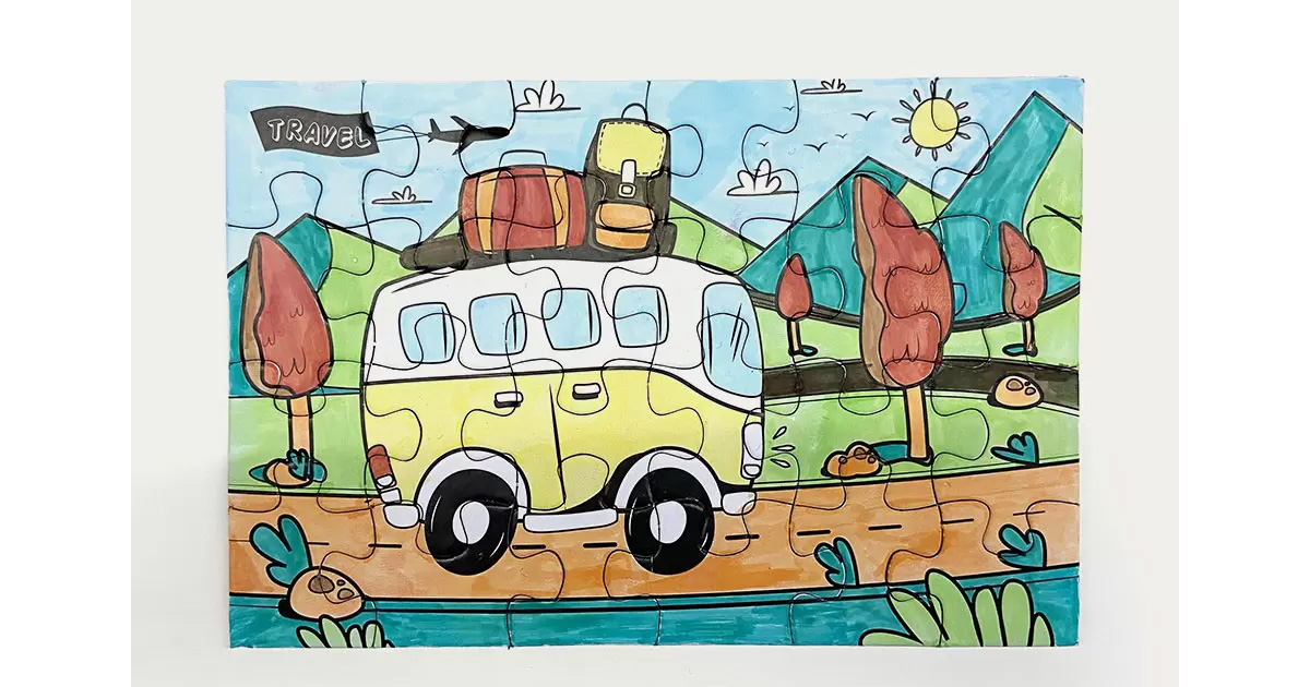 Free Bus Puzzle Kit at JOANN - The Freebie Guy®