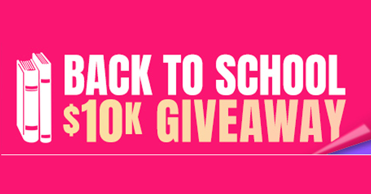 Back to School 10K Giveaway - The Freebie Guy®