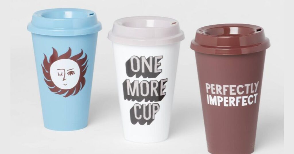 Target - 3-Pack Reusable Cold Cups and Coffee Cups ONLY $3.50 - The ...