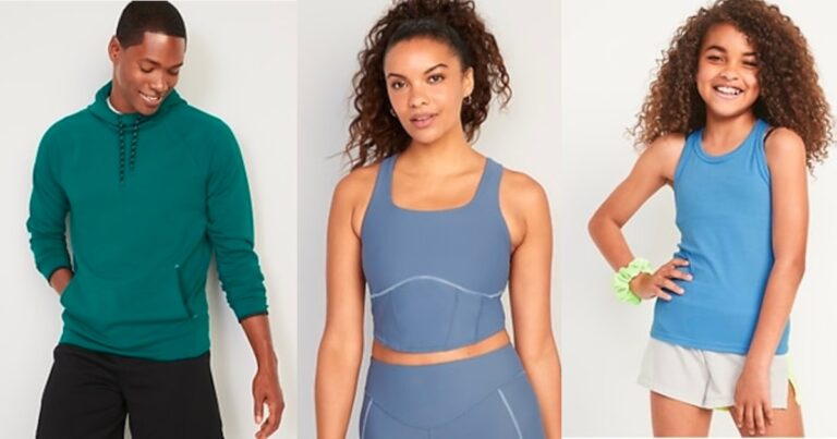 Old Navy - Today Only | 50% Activewear For the Whole Family - The ...