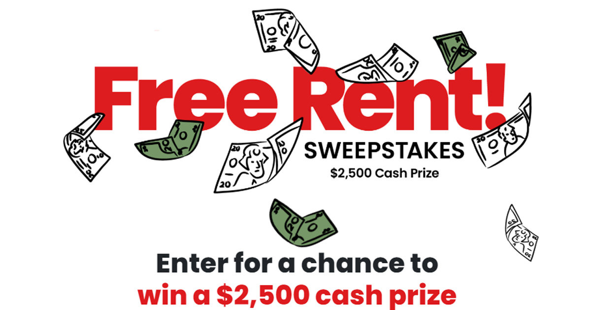 Free Rent Sweepstakes - The Freebie Guy®