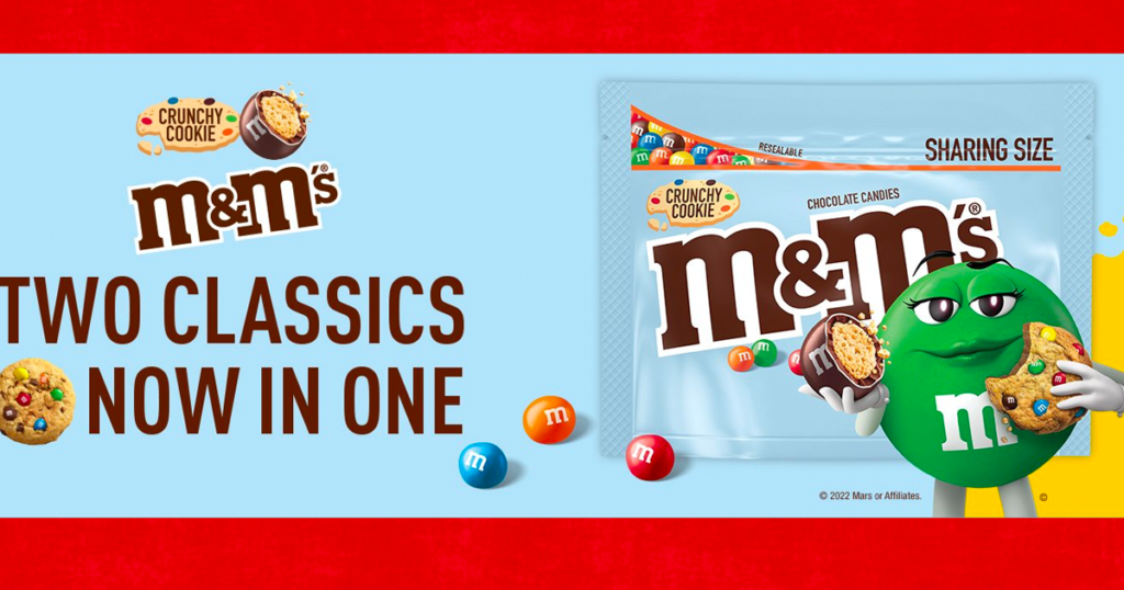 Free M&M's Crunchy Cookie Sample with Send Me a Sample - The Freebie Guy®