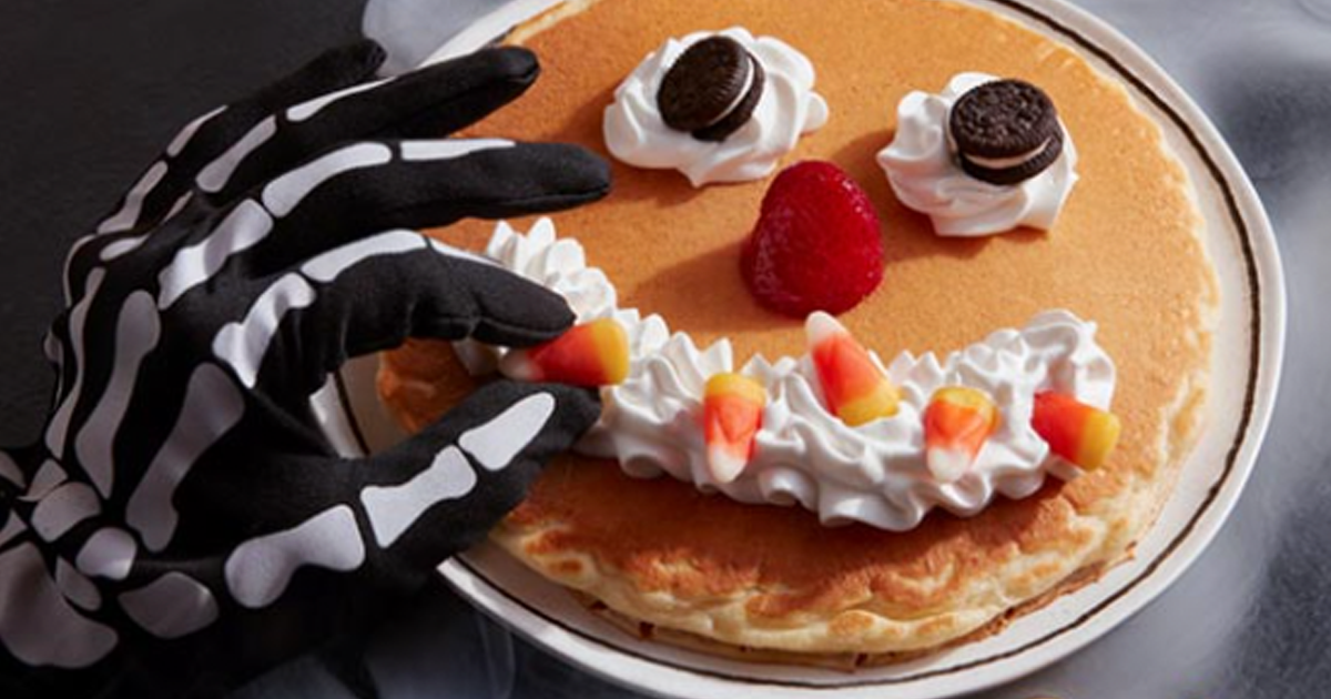 Free Scary Face Pancake at IHOP - The Freebie Guy®