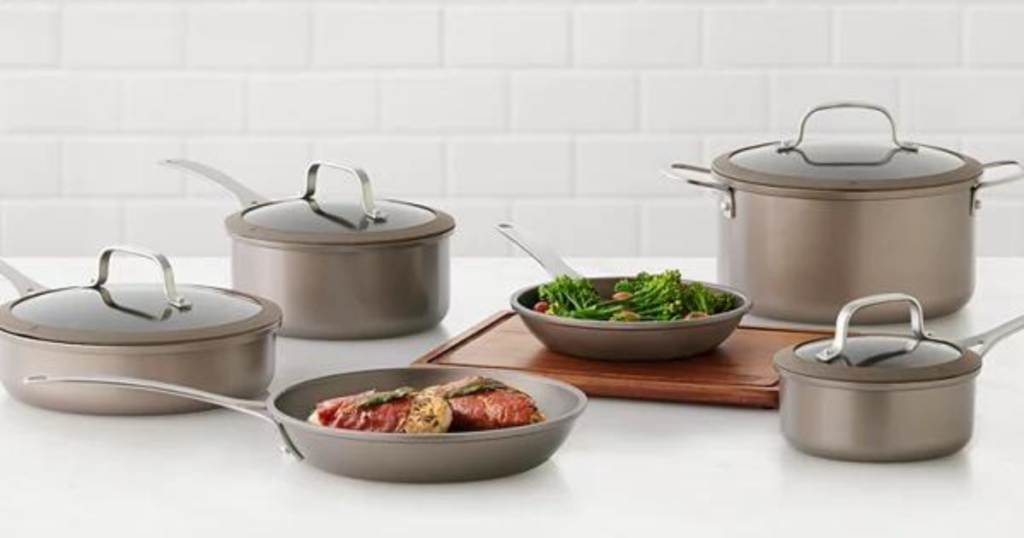 Kohl's - Food Network™ 10-pc. Textured Titanium Nonstick Cookware Set ...