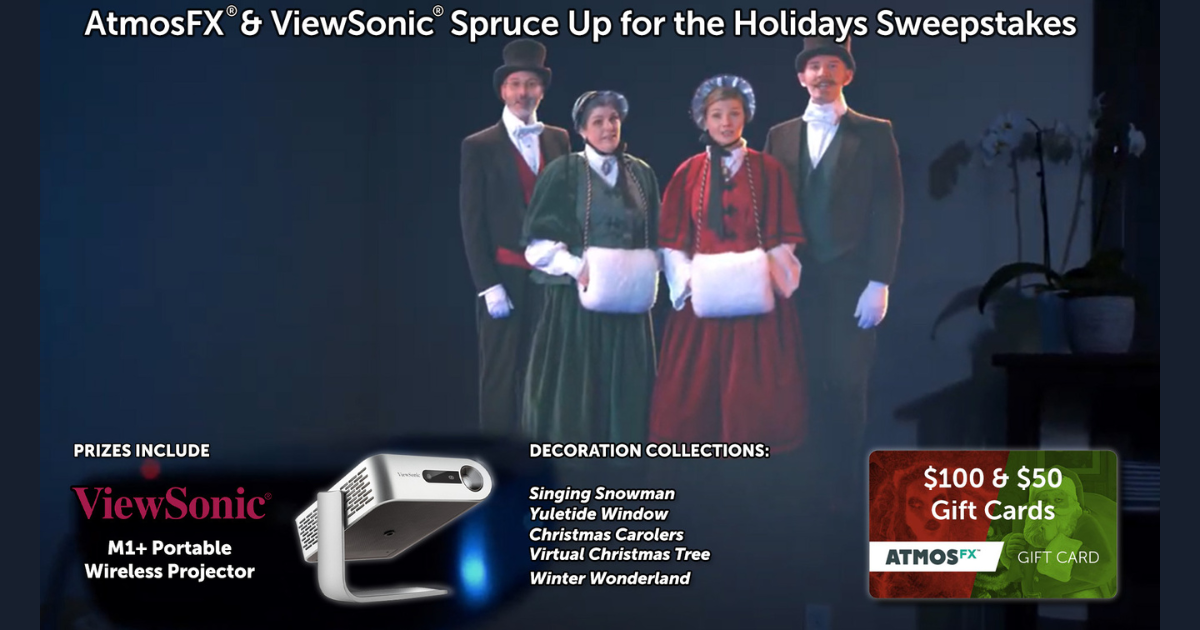 AtmosFX & ViewSonic Spruce Up for the Holidays Sweepstakes - The ...