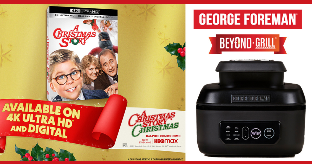 Geroge Foreman and A Christmas Story Sweepstakes - The Freebie Guy®