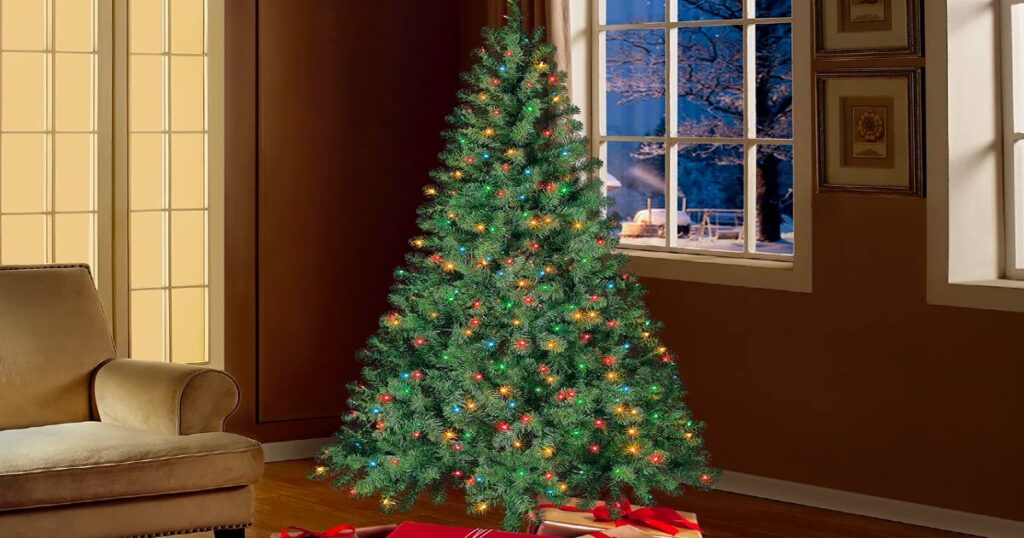 Holiday Time Madison Pine Prelit Tree Only $39 Shipped at Walmart - The ...