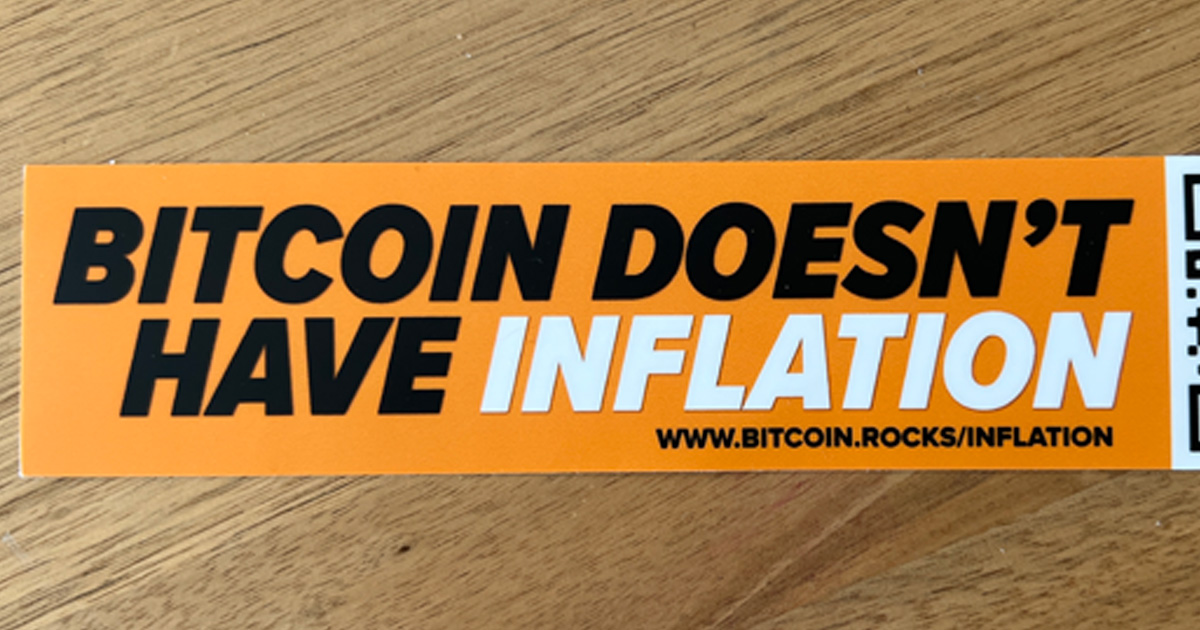 Free Bitcoin Sticker - The Freebie Guy® ️️️
