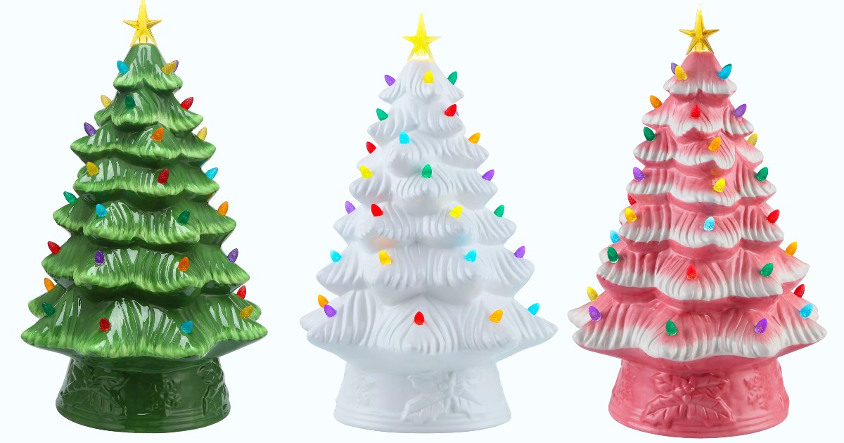 Walmart - Mr. Christmas 16-Inch Ceramic Nostalgic Tree Only $19 (Reg ...