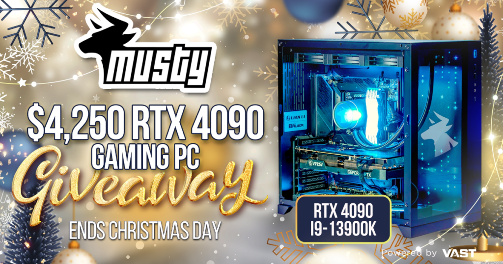 Vast | AMustyCow RTX 4090 Gaming PC Giveaway - The Freebie Guy®