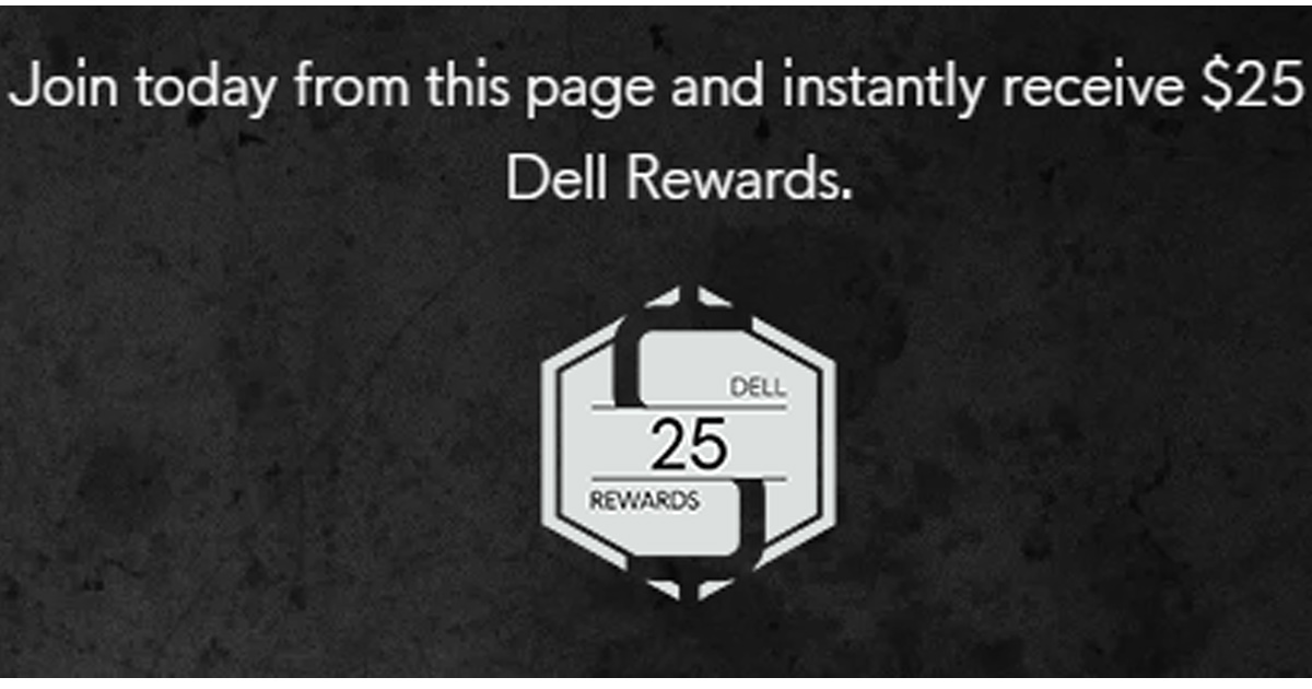 Free $25.00 in Dell Rewards - The Freebie Guy® ️️️