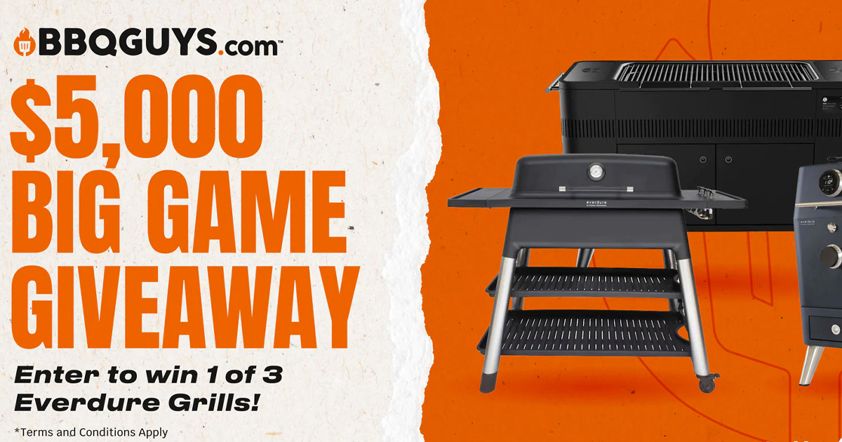 BBQ Guys $5,000 Big Game Giveaway - The Freebie Guy®