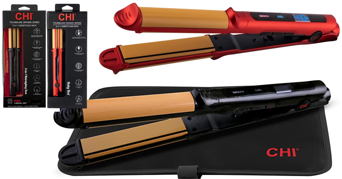 Zulily - CHI: 3-in-1 Flat Iron & Curler Only $39.99 - The Freebie Guy® ️️️