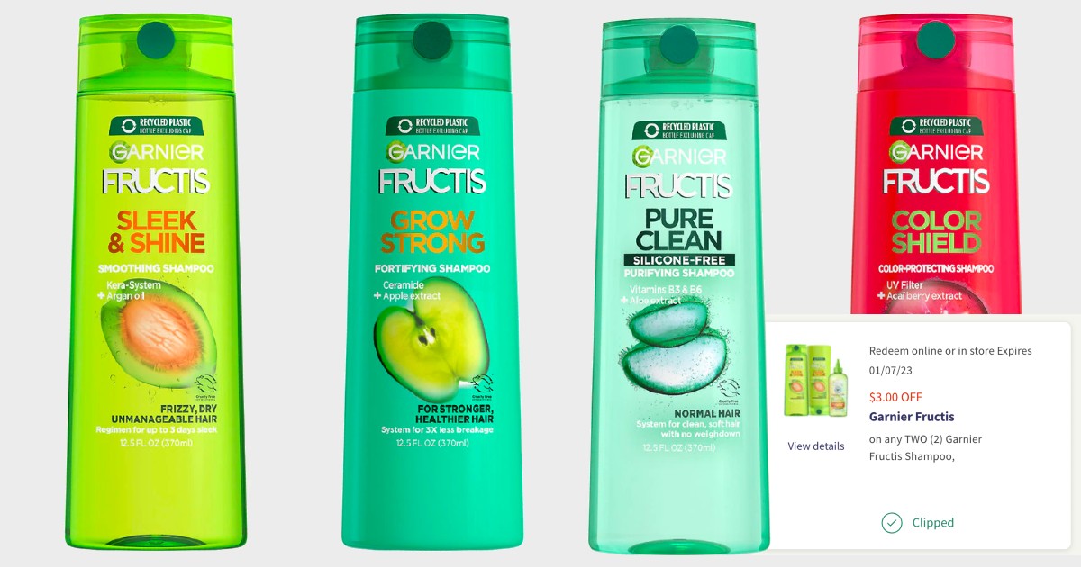 Walgreens Free Garnier Fructis Shampoo And Conditioner After Rewards The Freebie Guy Freebies