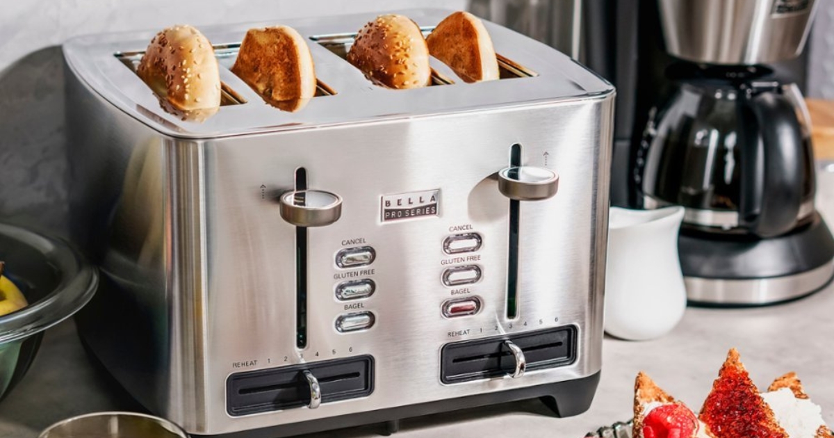 Best Buy - Bella Pro Series 4-Slice Wide-Slot Toaster Only $29.99 (Reg ...
