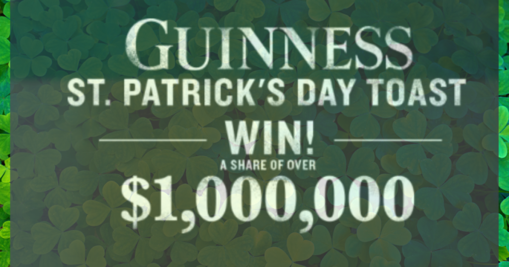 Guinness “St. Patrick’s Day Toast” Contest - The Freebie Guy®