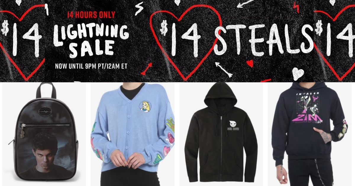 Hot Topic - $14 Flash Sale Today Only | Includes Disney, Harry Potter ...