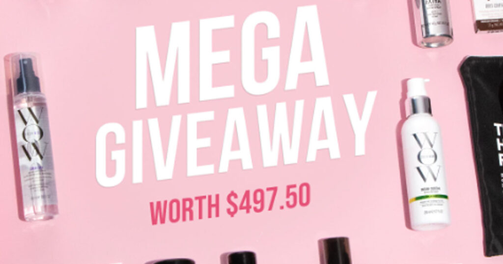 The Color Wow MEGA Sweepstakes/Giveaway - The Freebie Guy®
