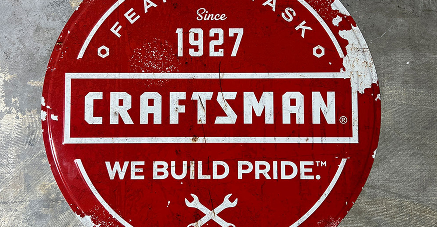 Free Limited Edition CRAFTSMAN Metal Sign - The Freebie Guy® ️️️