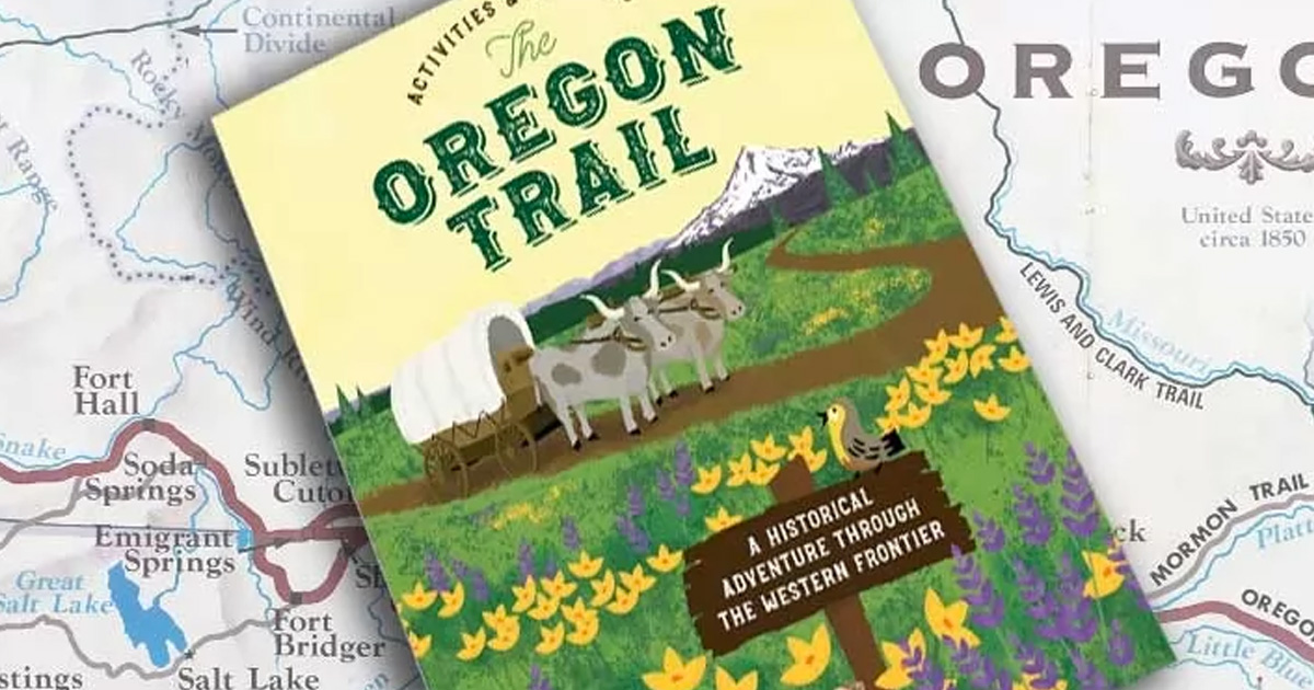 Free Oregon Trail Activity and Coloring Book - The Freebie Guy® ️️️