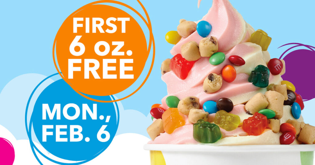 Free FROYO at TCBY on February 6th - The Freebie Guy®