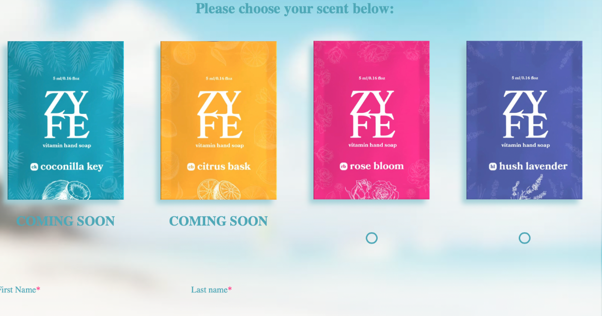 FREE SAMPLE OF ZYFE HAND SOAP WHILE SUPPLIES LAST - The Freebie Guy® ️️️