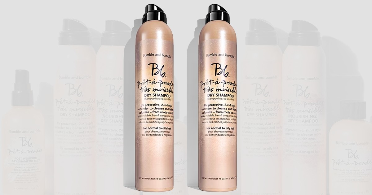 Bumble and Bumble Pret-a-Powder Dry Shampoo Duo Only $32 at QVC (Reg ...