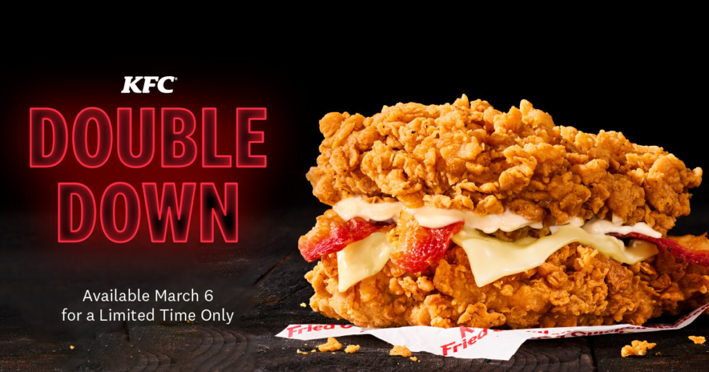 KFC Double Down Sandwich Returning! - The Freebie Guy®
