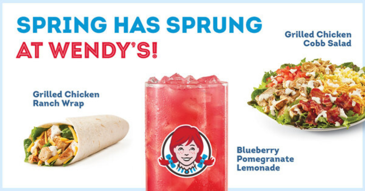 Wendy's NEW Spring-Inspired Menu Items Available Today, March 28th ...