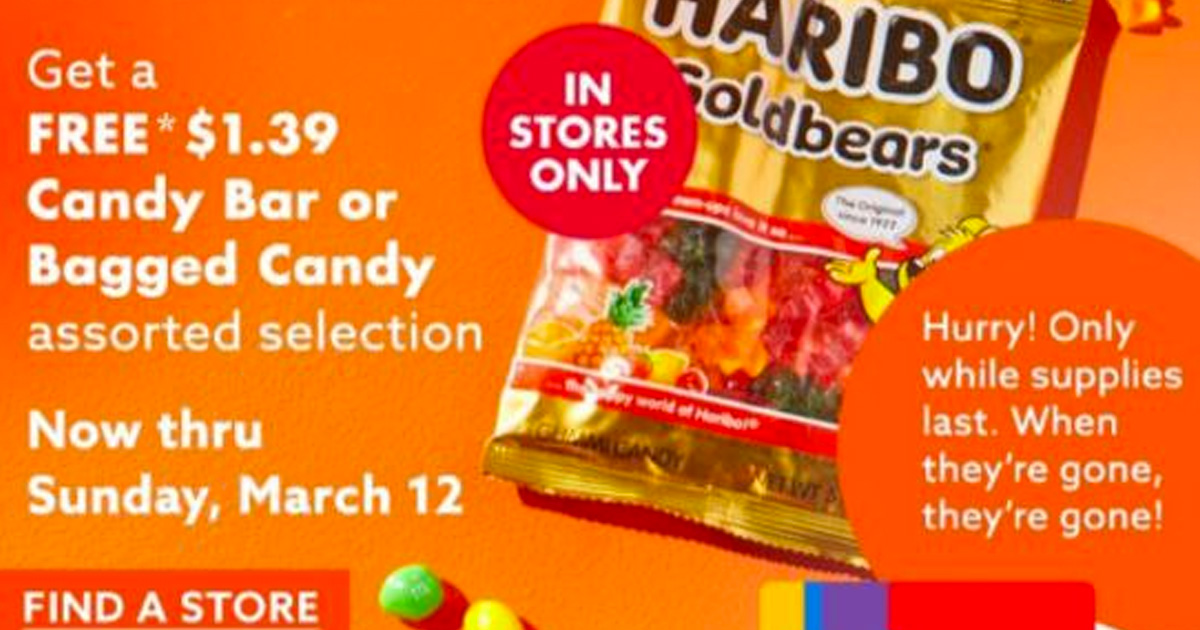 Free Candy Bar or Bag of Candy at Big Lots - The Freebie Guy® ️️️