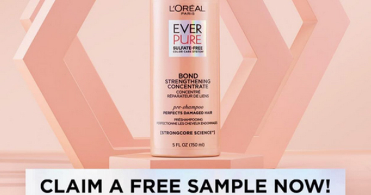 Possible Free L'Oreal Everpure Bond Strengthening Pre-Shampoo Treatment ...