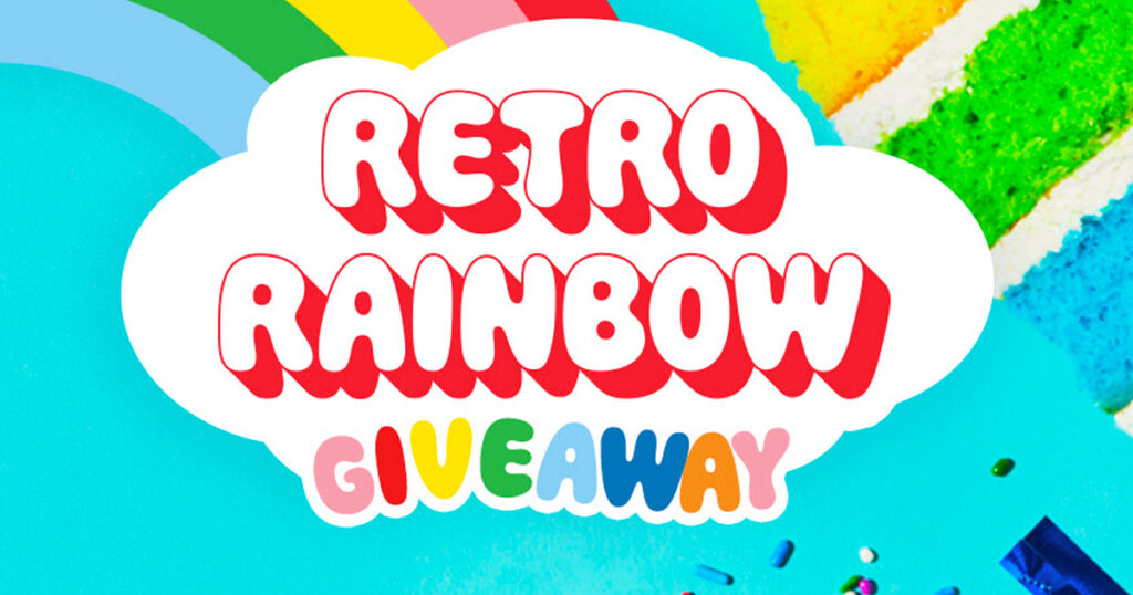 Retro Rainbow Giveaway - The Freebie Guy®