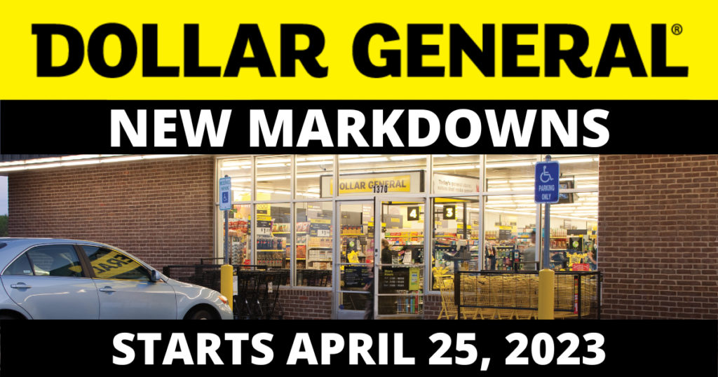 New Markdowns at Dollar General on April 25th! - The Freebie Guy®