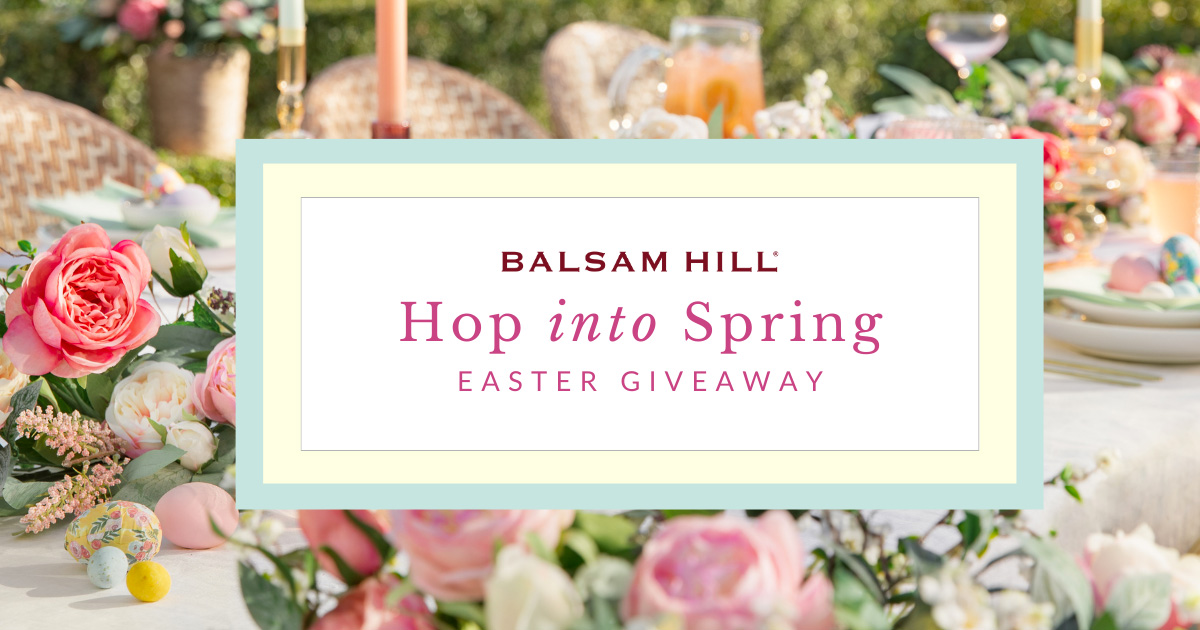 Hop into Spring: Balsam Hill's Easter Giveaway 2023 - The Freebie Guy®