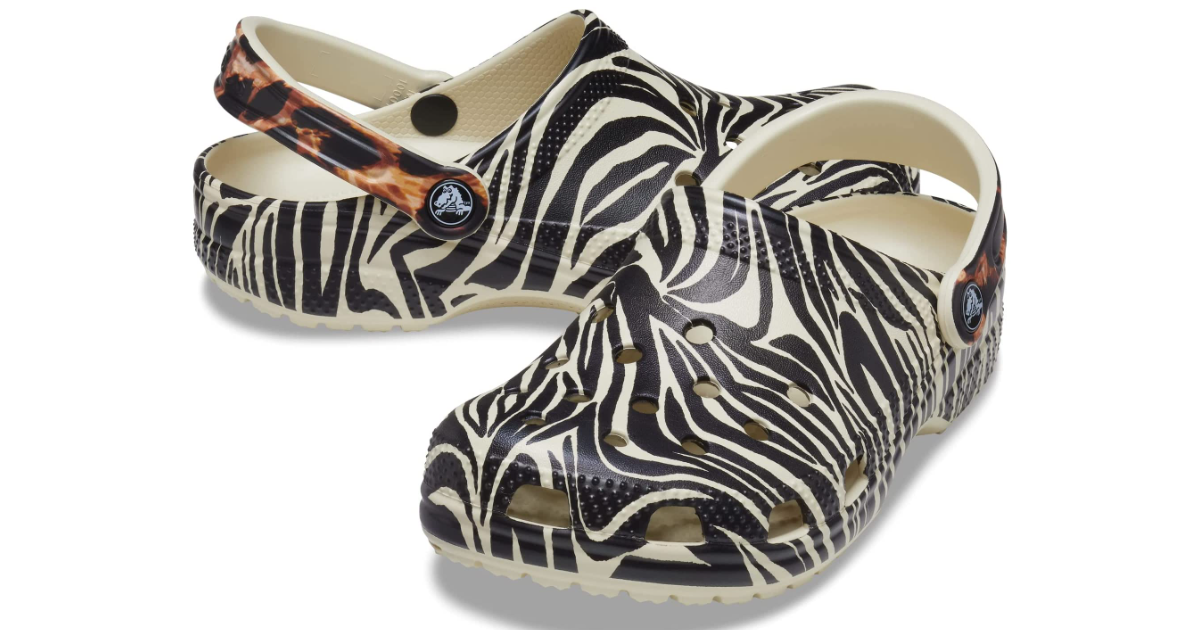 New Low Price! Crocs Classic Animal Print Clog Only $23 + Free Shipping ...