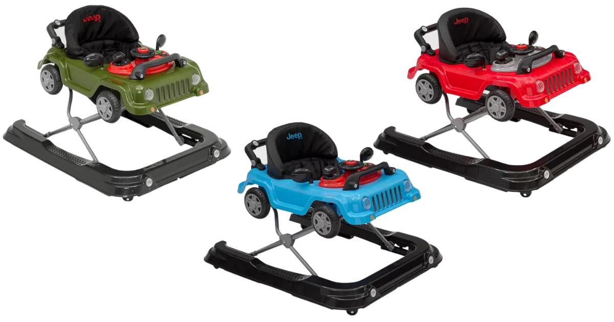 Delta Children Jeep Classic Wrangler 3-in-1 Grow With Me Walker $61.99 ...