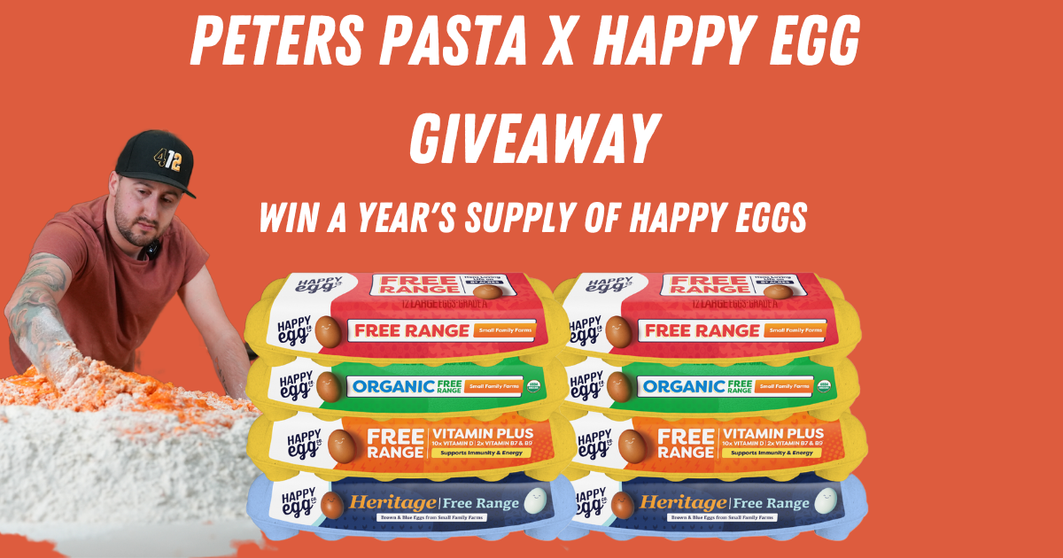 Peters Pasta x Happy Egg Giveaway - The Freebie Guy® ️️️