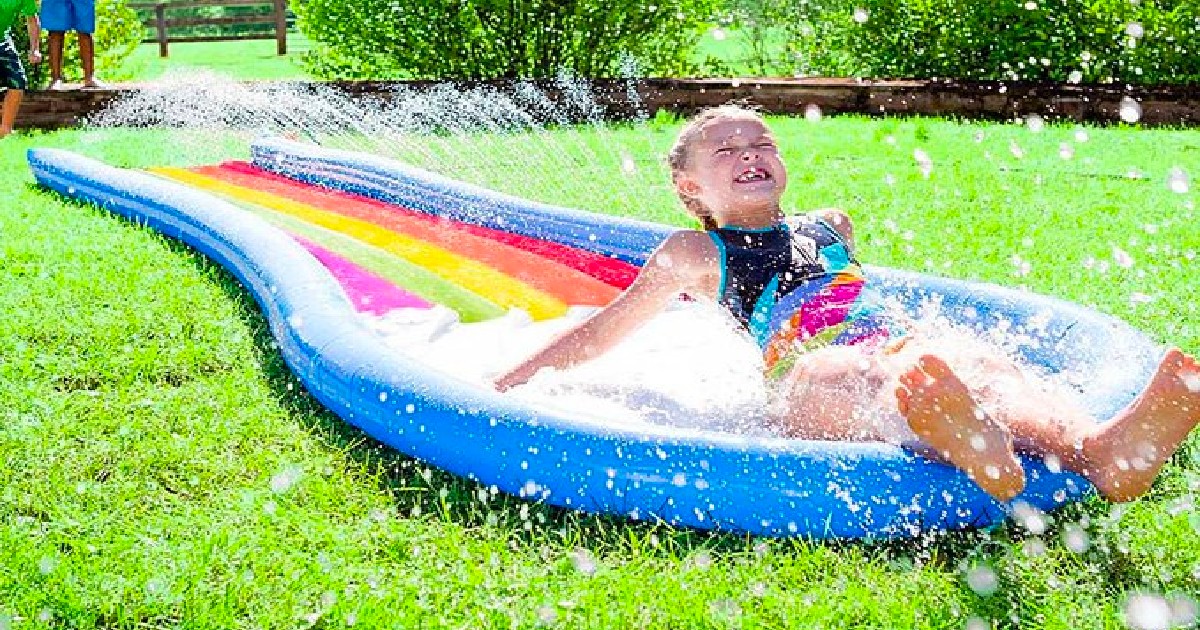 HearthSong Inflatable Water Slide & Board Only $26.09 (Reg. $65) - The ...