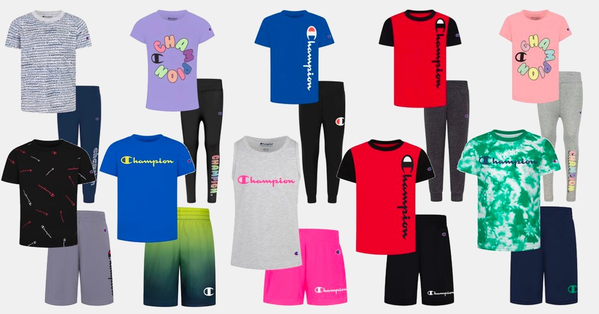 Kids Champion 2-Piece Sets Only $13 Each (Reg. $26+) - The Freebie Guy® ️️️