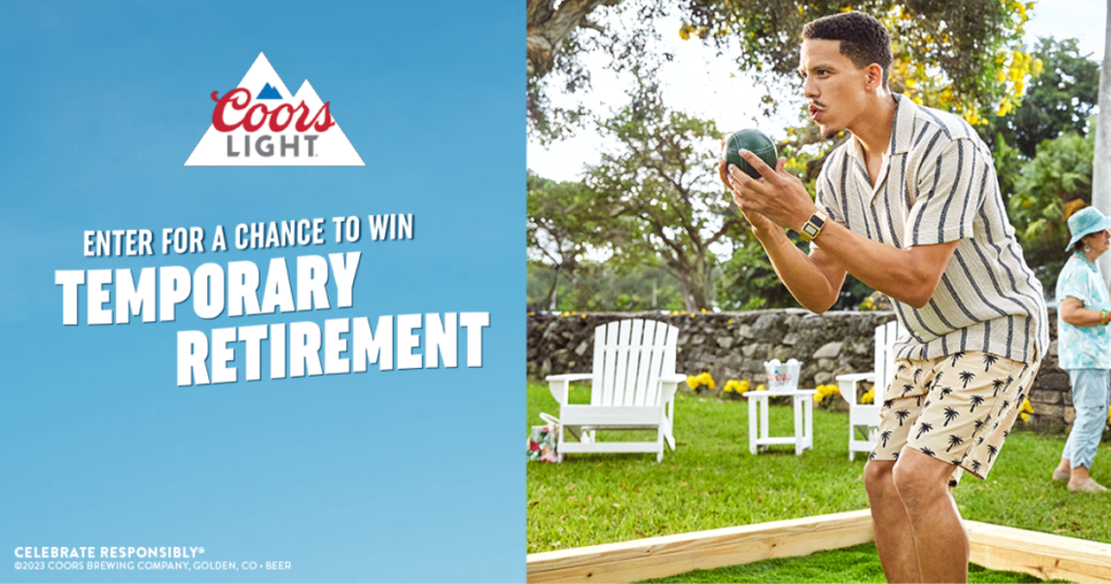 Coors Light Temporary Retirement Sweepstakes - The Freebie Guy®