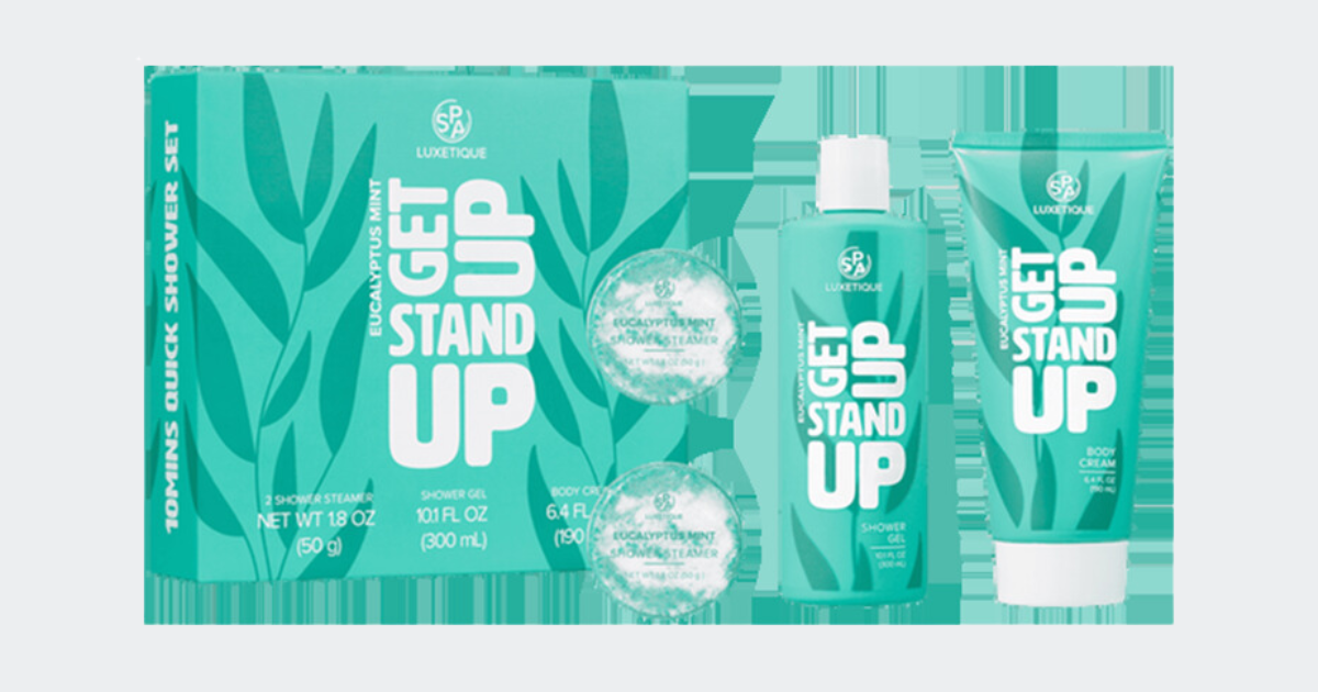Free Spa Luxetique Eucalyptus Mint Stand Up Bath Set Sample - The ...