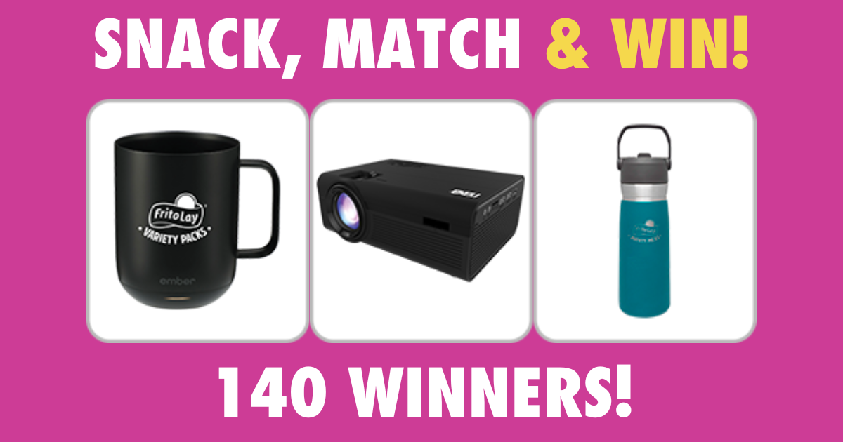 Frito-Lay Meet Your Snack Match Instant Win - The Freebie Guy®