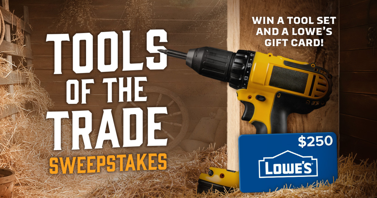 INSP's Tools of the Trade Sweeps - The Freebie Guy®