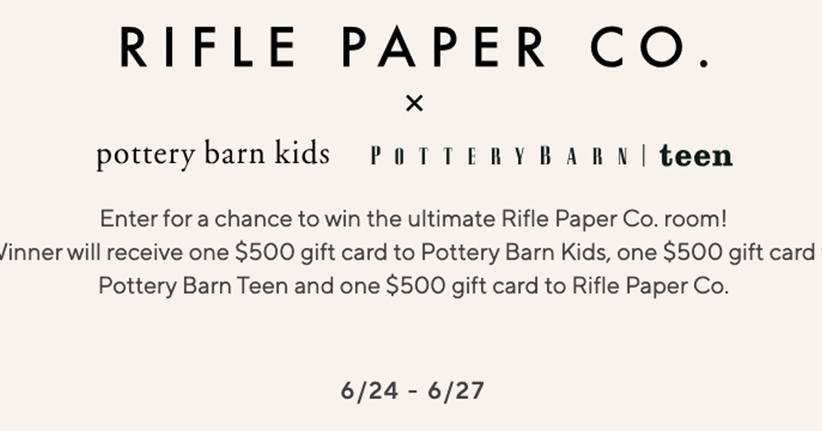 Rifle Paper Co. Sweepstakes - The Freebie Guy®