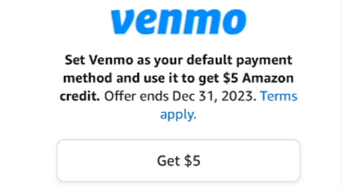 FREE $5 Amazon Credit for Adding Venmo as Payment - The Freebie Guy® ️️️