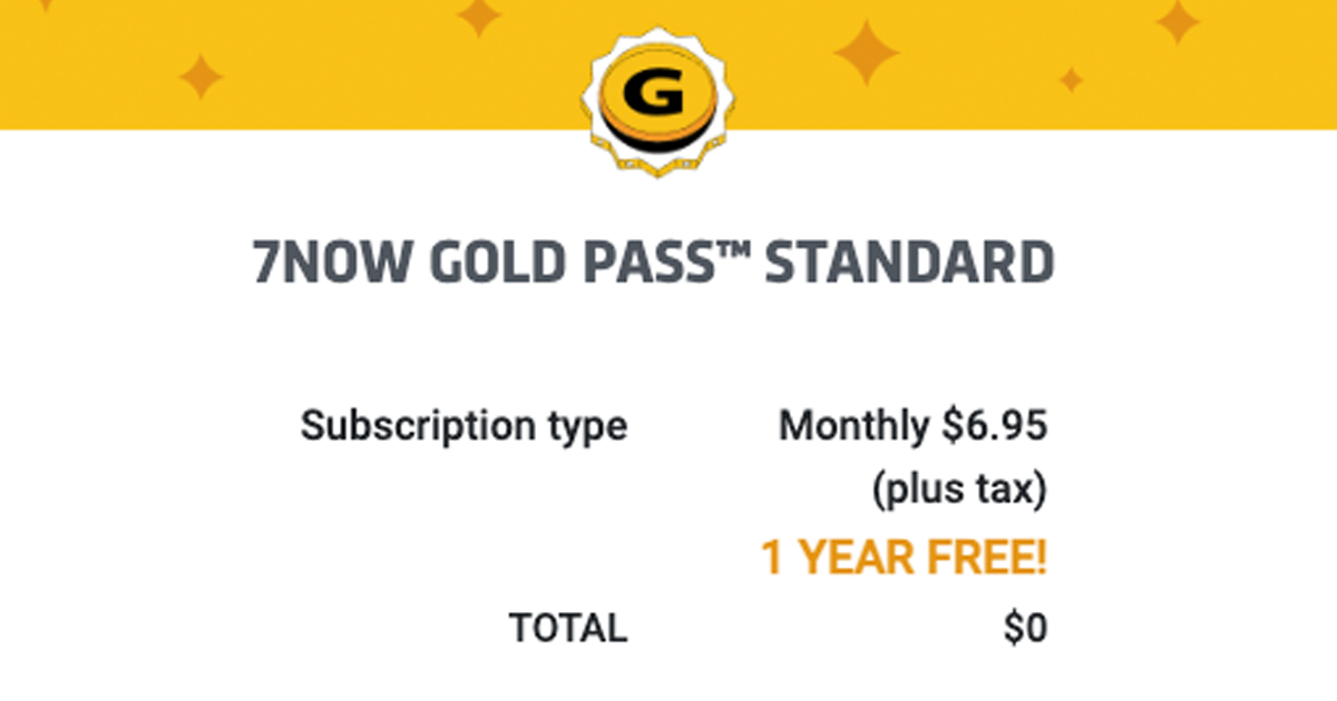Free 1 Year of 7Now Gold Pass! - The Freebie Guy® ️️️