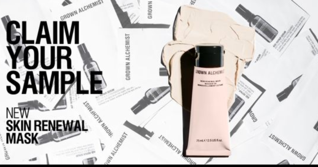 Possible Free Grown Alchemist Skin Renewal Mask Sample - The Freebie Guy®