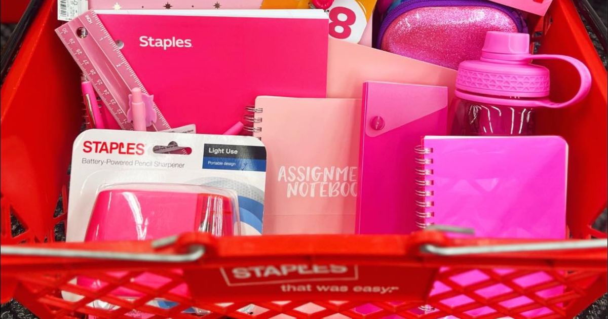 Staples School Supplies Starting at 40¢ - The Freebie Guy® ️️️
