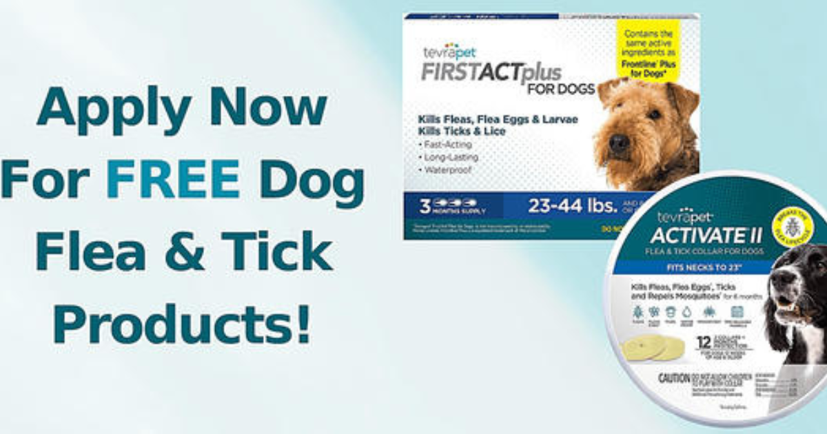 Apply for Free Tevrapet Dog Flea & Tick Products! - The Freebie Guy®