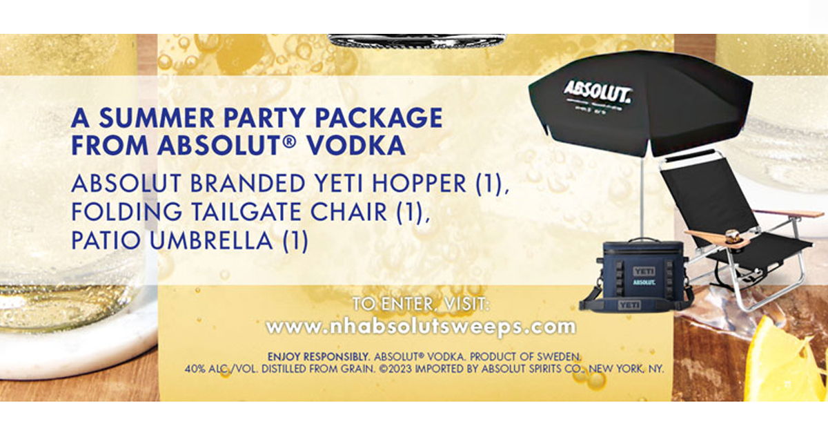 The Pernod Ricard USA ABSOLUT Summer 2023 Sweepstakes - The Freebie Guy®